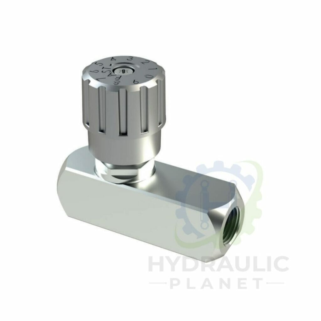 ONE DIRECTION ADJUSTABLE FLOW CONTROL VALVE – STU – Hydraulic Planet